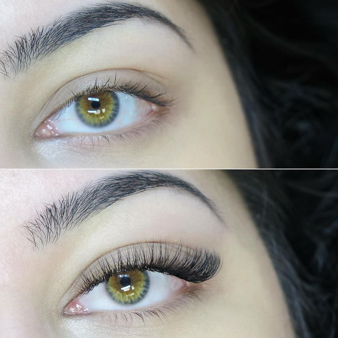 Light Russian Volume Eyelash Extensions - Lashury