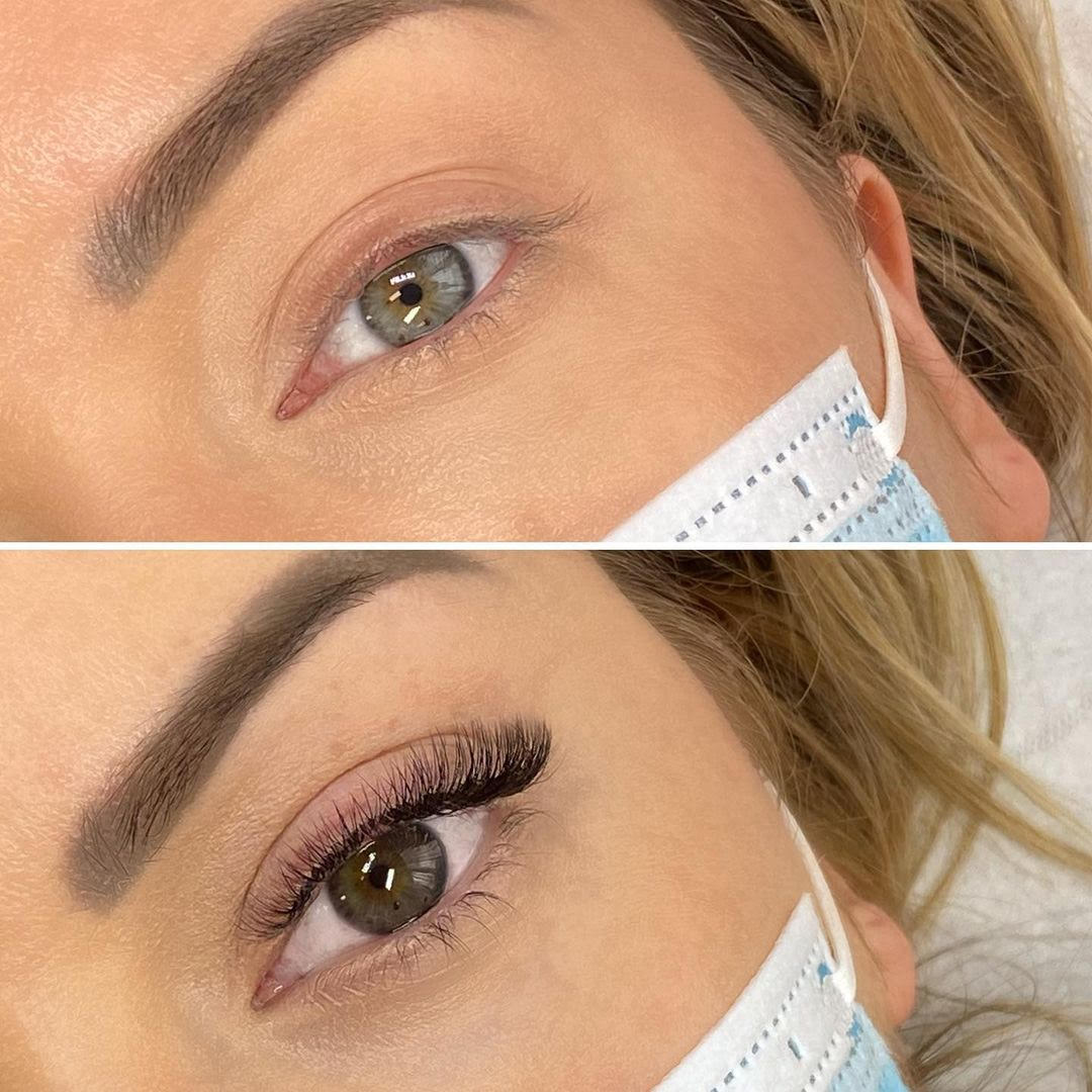 Light Russian Volume Eyelash Extensions - Lashury