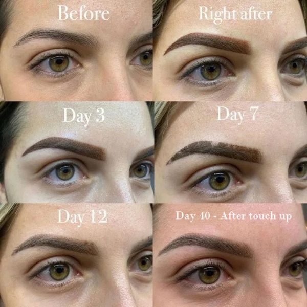 Eyebrow Cosmetic Tattoo Aftercare - Lashury